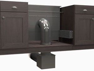 Can You Install a Downdraft Vent Behind a Range?