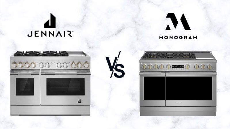 JennAir vs. Monogram Professional Ranges