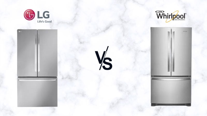 LG vs. Whirlpool Counter-Depth Refrigerators