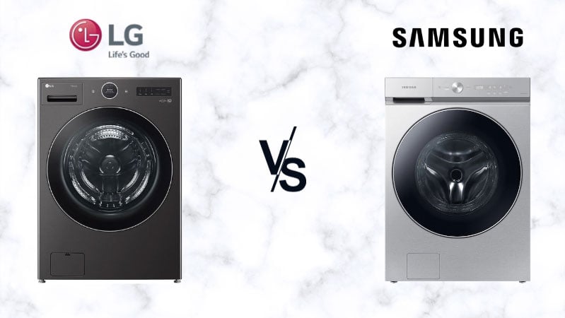 LG vs. Samsung Front Load Washers & Dryers