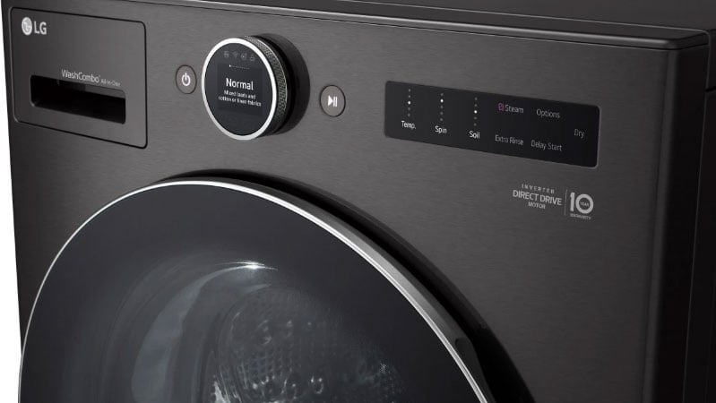 GE Profile UltraFast PFQ97HSPVDS vs. LG WM6998HBA Combo Washers & Dryers