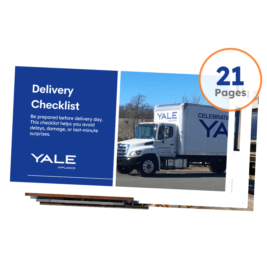 Free Appliance Delivery Checklist | Confirmation