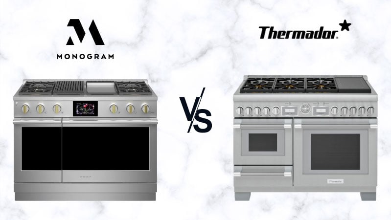 Monogram vs. Thermador Dual Fuel Professional Ranges